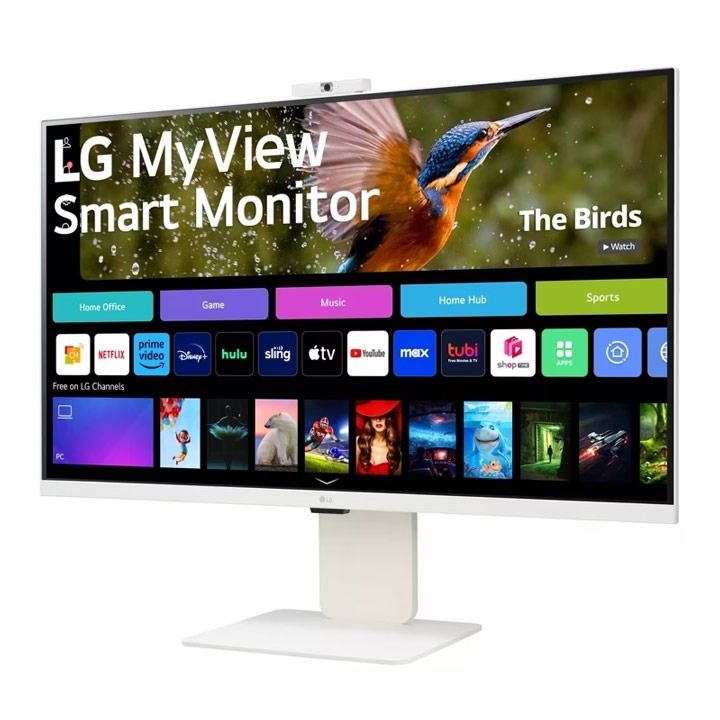 LG 32" 4K UHD IPS Smart Monitor with webOS and Built-in FHD Webcam | 3 ...