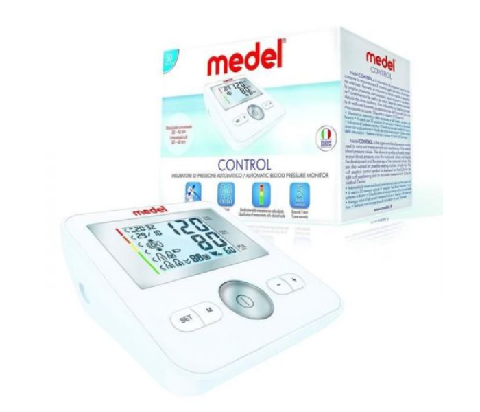 Medel Control Upper Arm Blood Pressure Monitor 95142 - White – rptech.qa