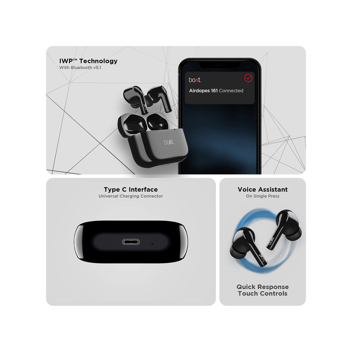 boAt Airdopes 163 Wireless Earbuds – rptech.qa